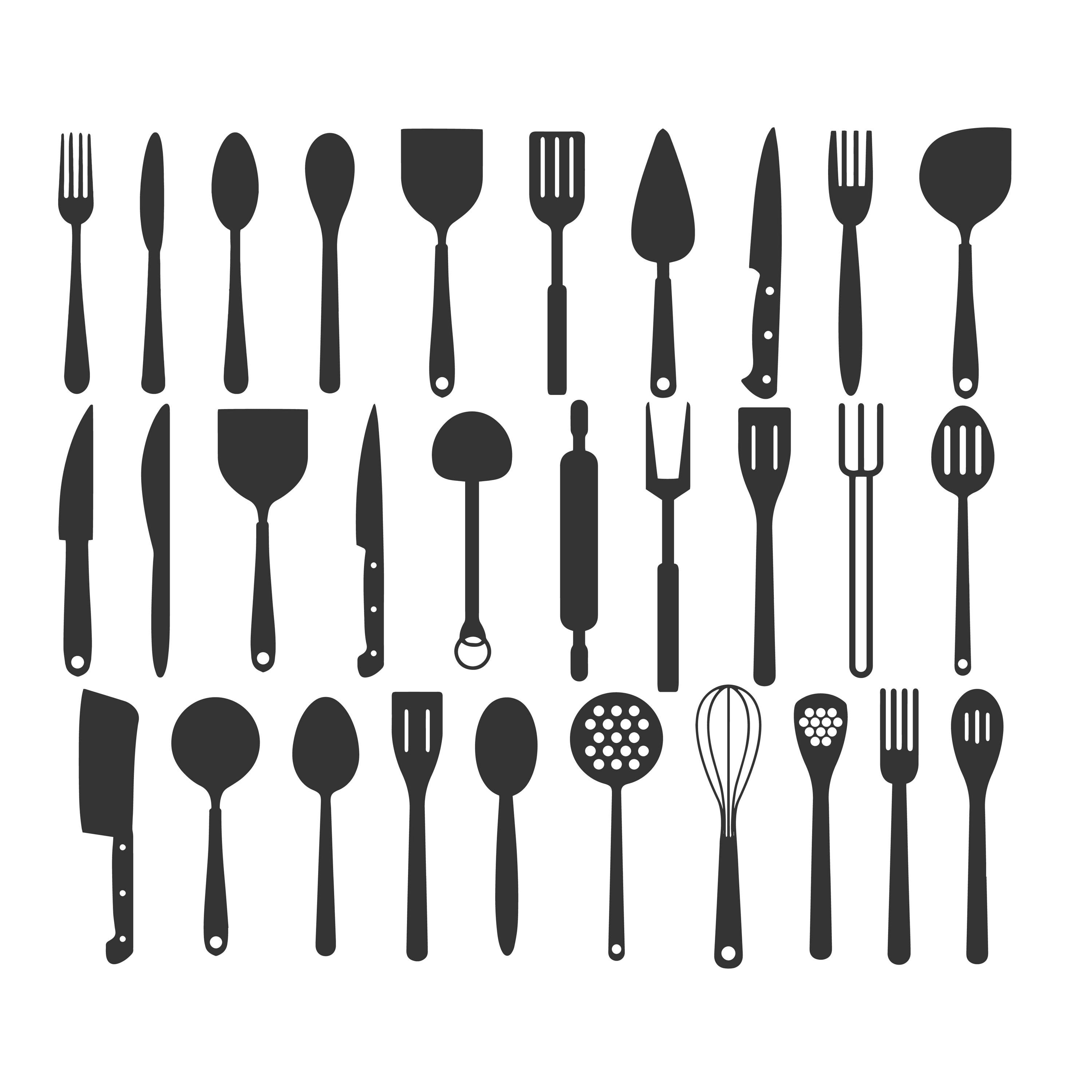 Wooden Spoon SVG Bundle, Cooking Svg, Kitchen Utensils Svg, Kitchen ...