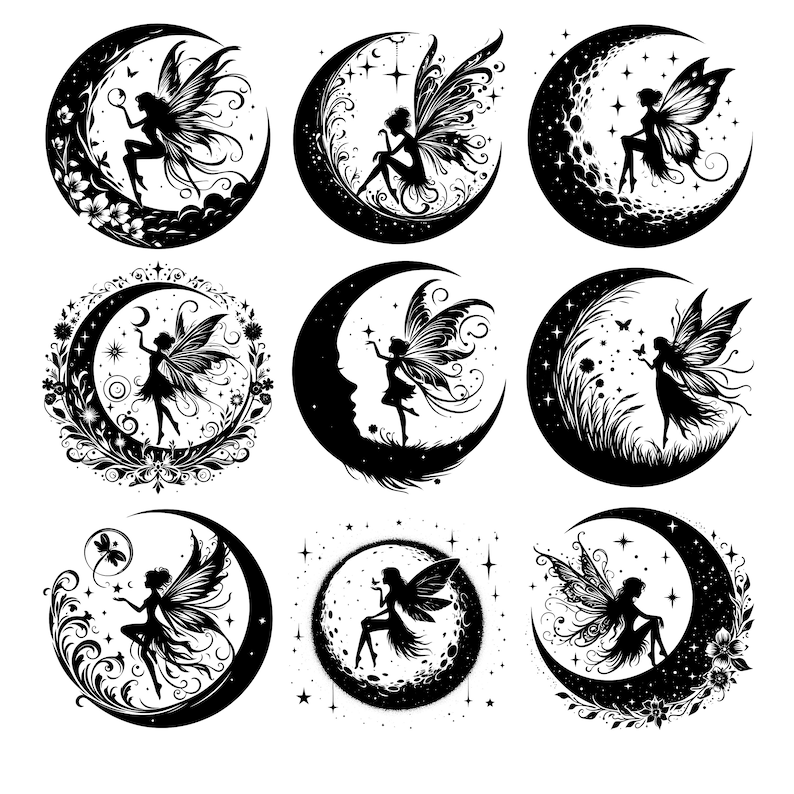 Fairy Svg Bundle,svg Files for Cricut, Celestial Svg,fairies Svg,fairy ...