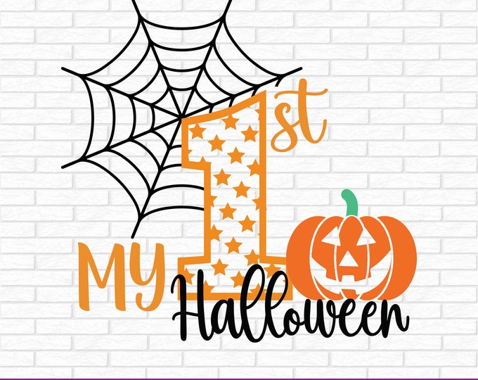 Personalized Baby's First Halloween Gift, Spooky Halloween Haunted ...