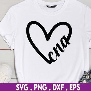 CNA Heart - Instant Digital Download - Svg, Png, Dxf, and Eps Files ...