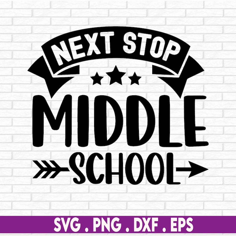 Middle School Svg - Etsy
