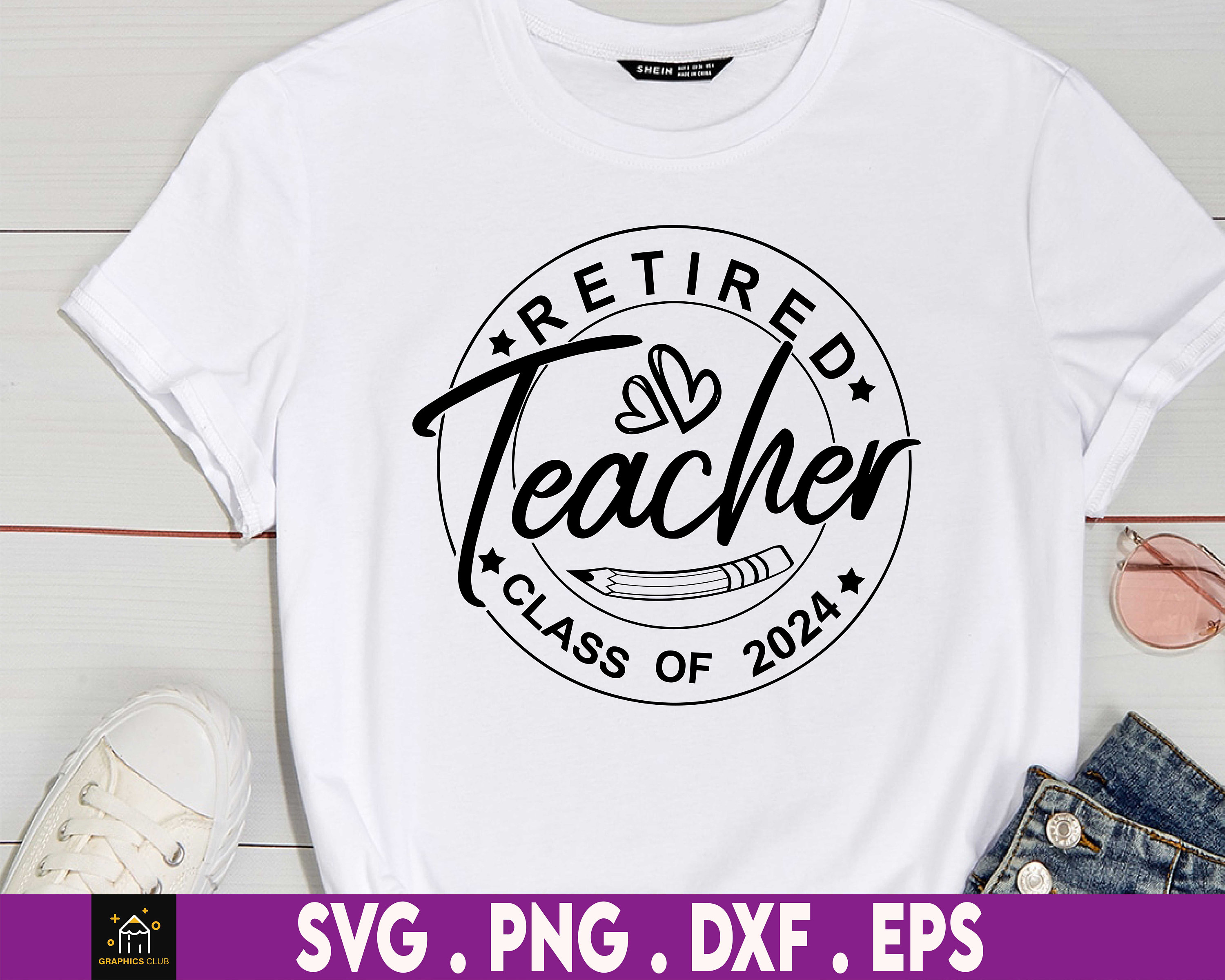 Retired Teacher Svg, Teacher Gift SVG, Retirement Shirt SVG, Retired ...