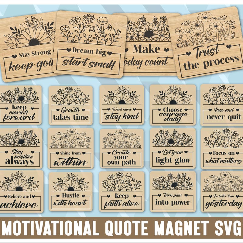 Magnets Positive Quotes - Etsy