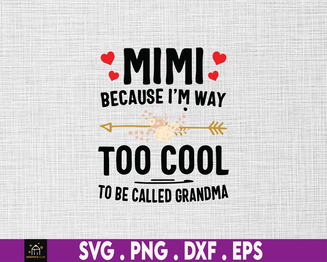 Mimi Svg, Mimi Split Monogram Svg, Mimi Name Frame Svg, Mother's Day ...