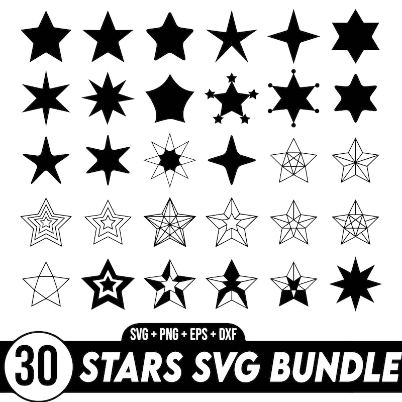 Star Svg - Etsy