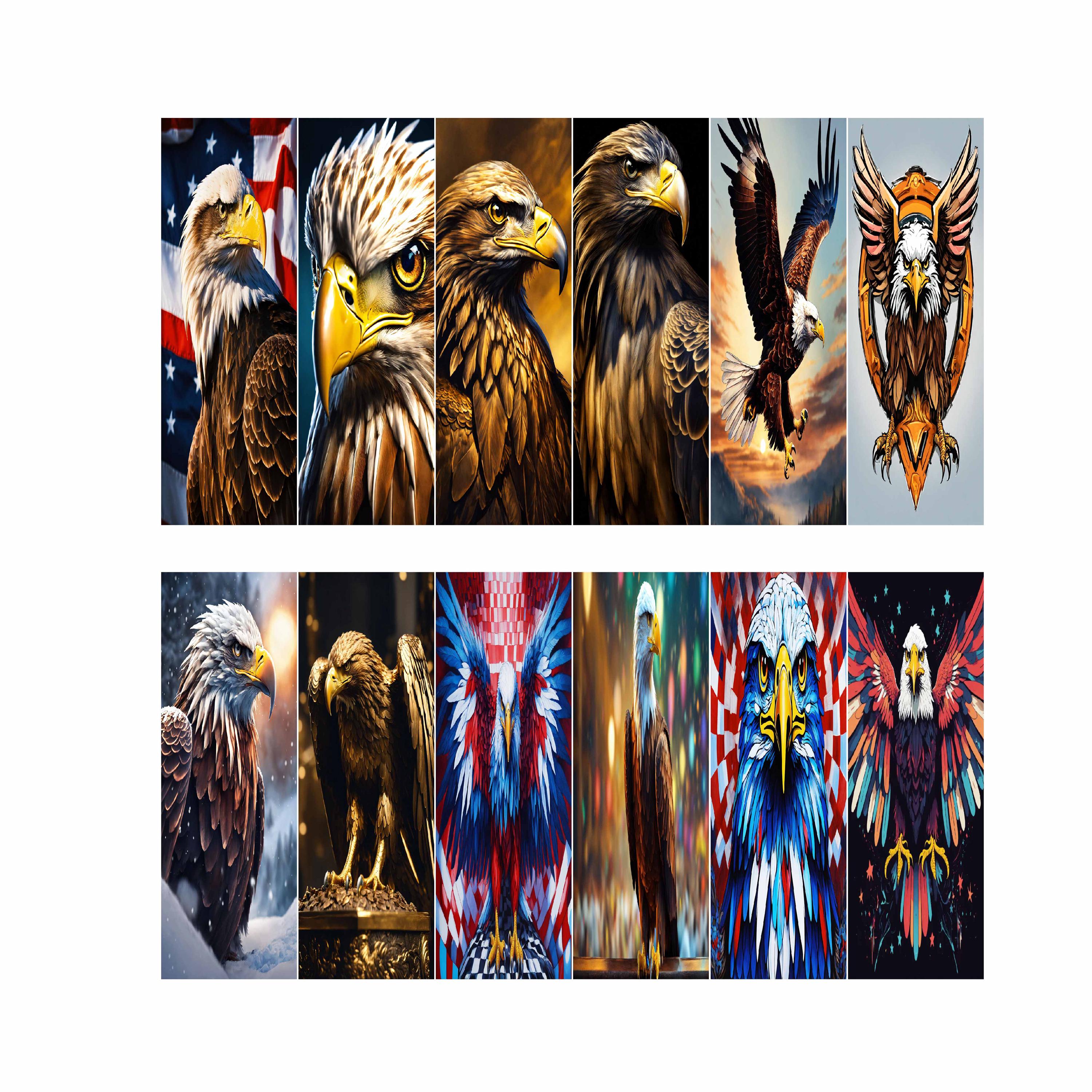 250+ Wild Eagle Printable Bookmarks, Eagle Download Bookmark Sheets ...