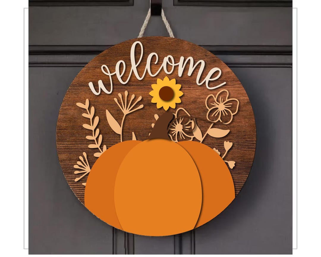 Welcome Sign SVG, Hello Fall Sign SVG, Welcome Sign, Fall Wall Signs ...