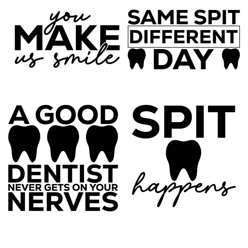Dentist Svg Bundle, Dental SVG Bundle, Assistant, Dentist Quotes SVG ...