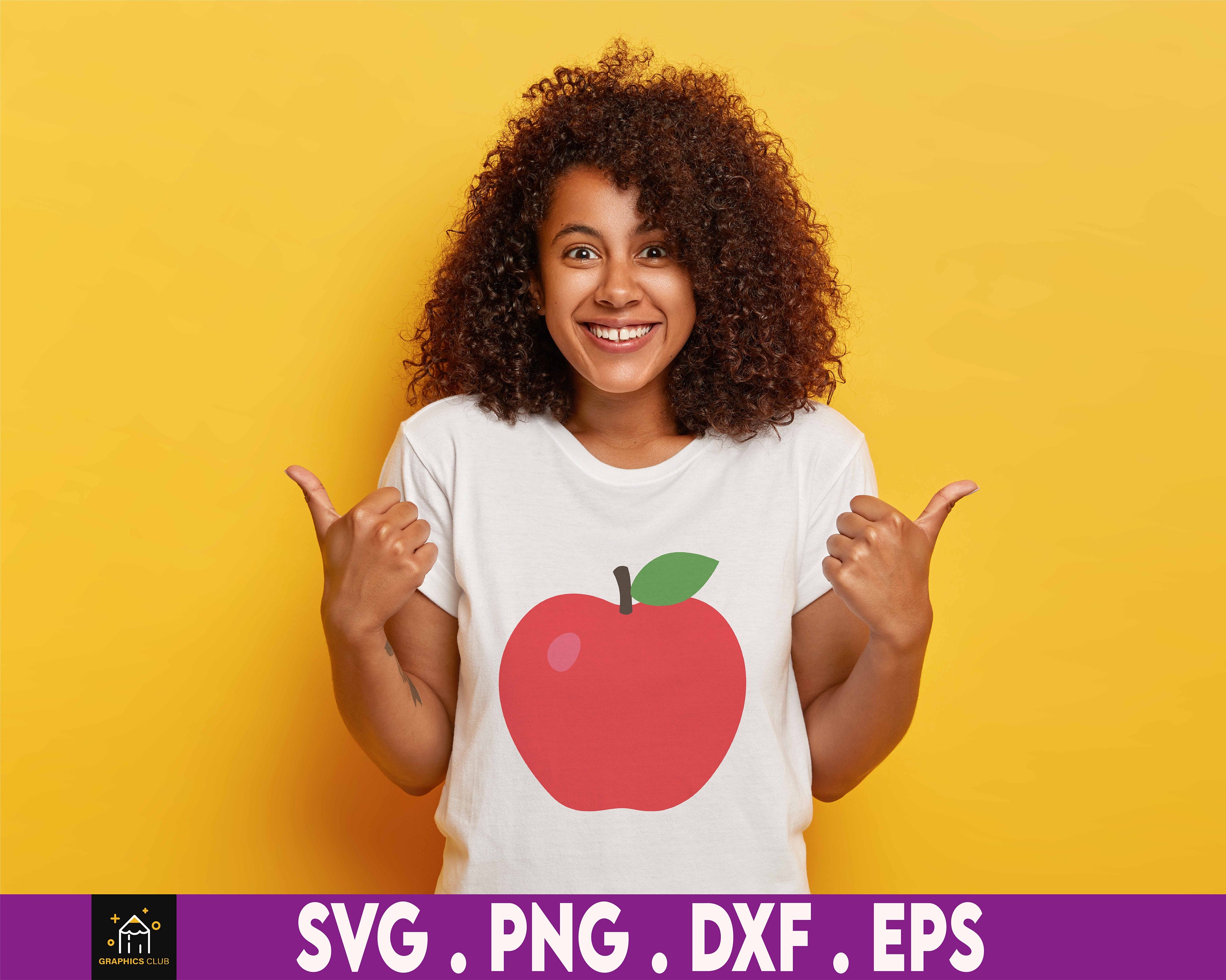 Apple Svg, Apple Clipart, Teacher Svg, School Svg, Silhouette Cut Files ...