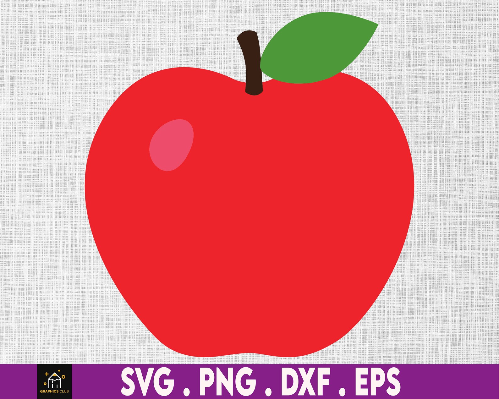 Apple Svg, Apple Clipart, Teacher Svg, School Svg, Silhouette Cut Files ...