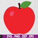 Apple Svg, Apple Clipart, Teacher Svg, School Svg, Silhouette Cut Files ...