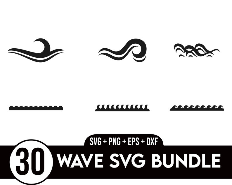 Wave Svg Bundle, Waves Svg Bundle, Wave Cricut, Ocean Waves ,svg File ...