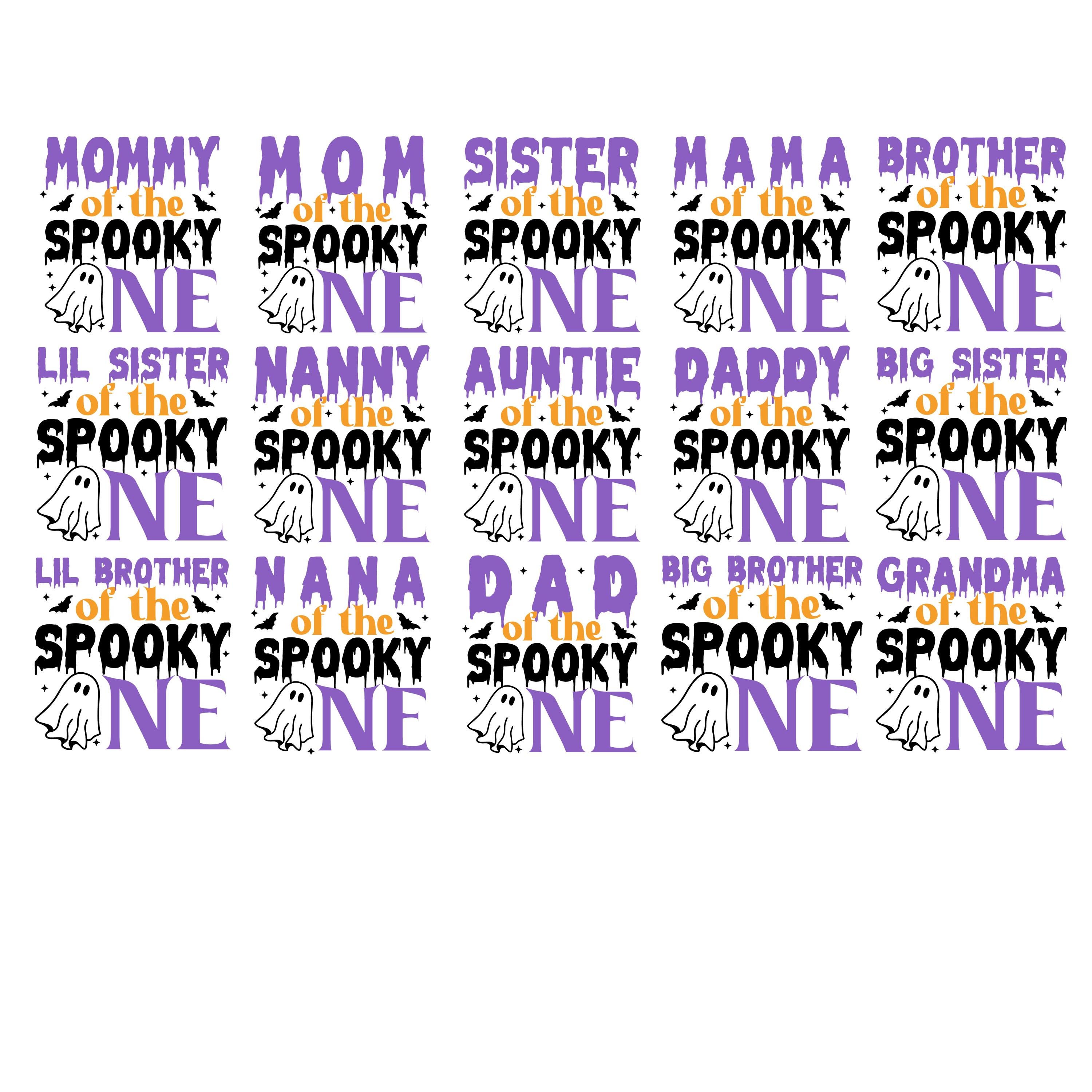 Spooky One Svg Bundle, Spooky One 1st Birthday Png, Halloween Spooky ...