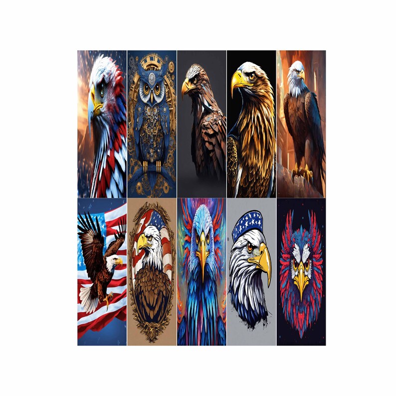 250+ Wild Eagle Printable Bookmarks, Eagle Download Bookmark Sheets ...