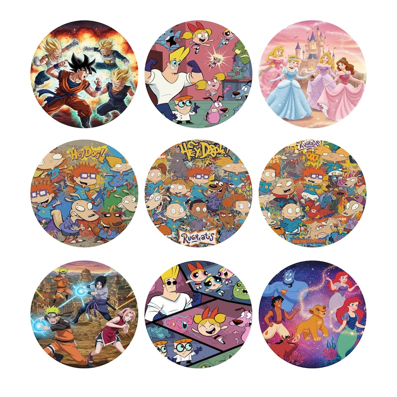 170+ Car Coaster Sublimation Bundle, Superhero Game Characters Coaster ...