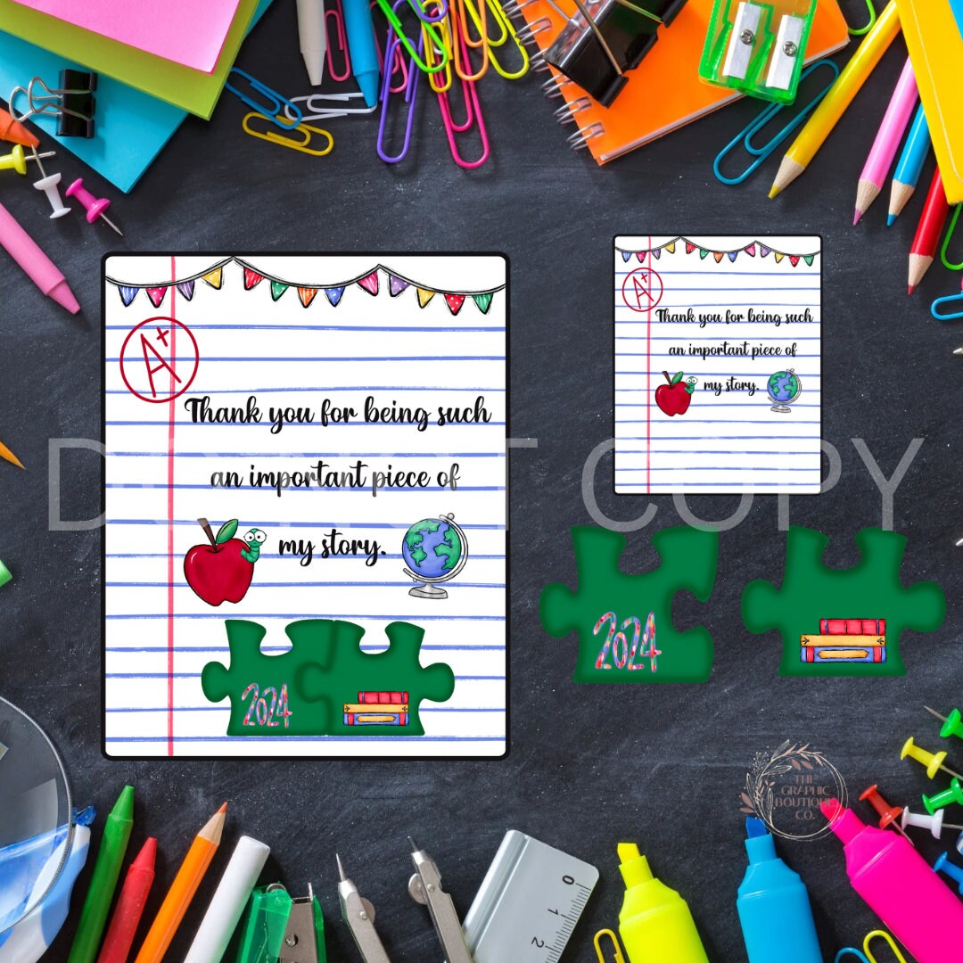 Thank You for Being Such an Important Piece of My Story, Teacher ...