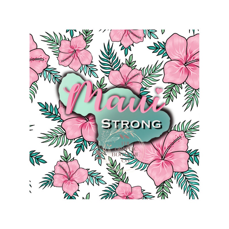 Maui Strong, 20 Oz Skinny Tumbler, PNG, Digital, Instant, Download ...