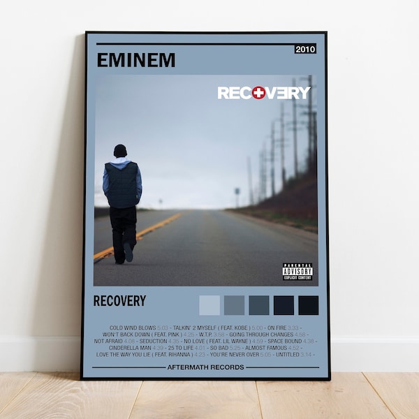 Eminem Recovery Album Printed Poster - Etsy