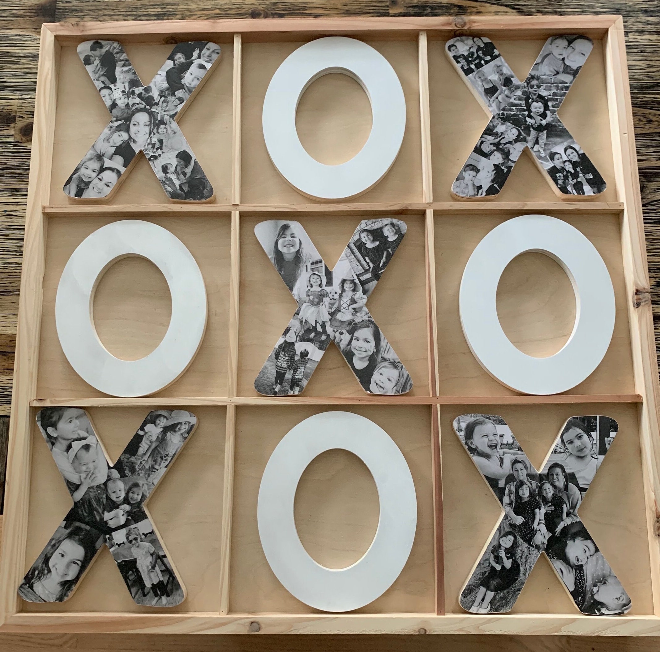 Personalized TIC TAC TOE - Etsy