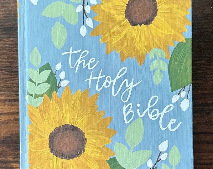Sunflower ESV Journaling Bible - Etsy
