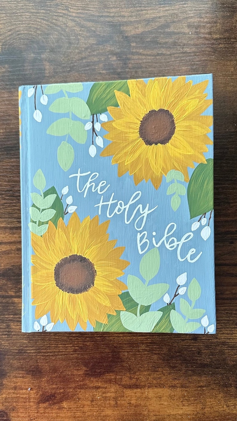 Sunflower ESV Journaling Bible - Etsy