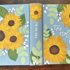 Sunflower ESV Journaling Bible - Etsy