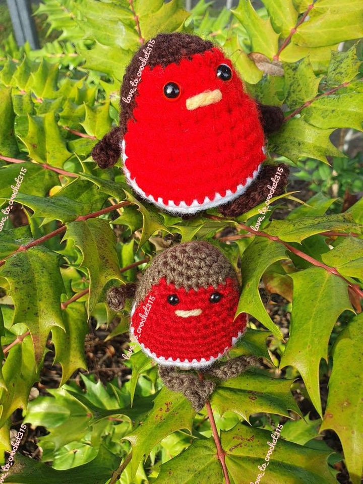 Crochet No-sew Robin Pattern PDF Only - Etsy