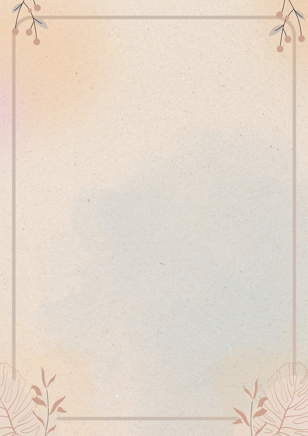 Brown Texture Aesthetic Paper Border| Earthen Elegance: Aesthetic Brown ...