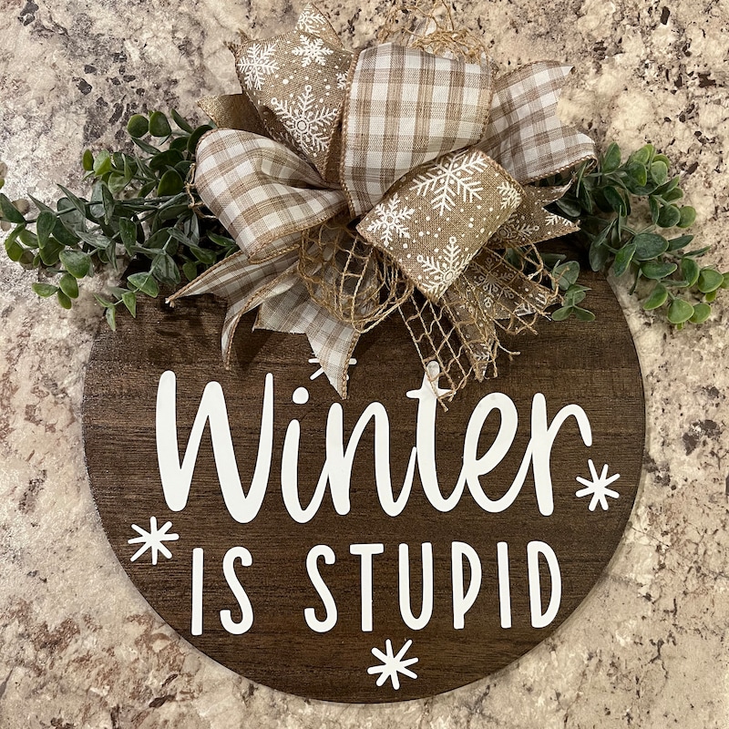 Winter Wall Decor Signs - Etsy