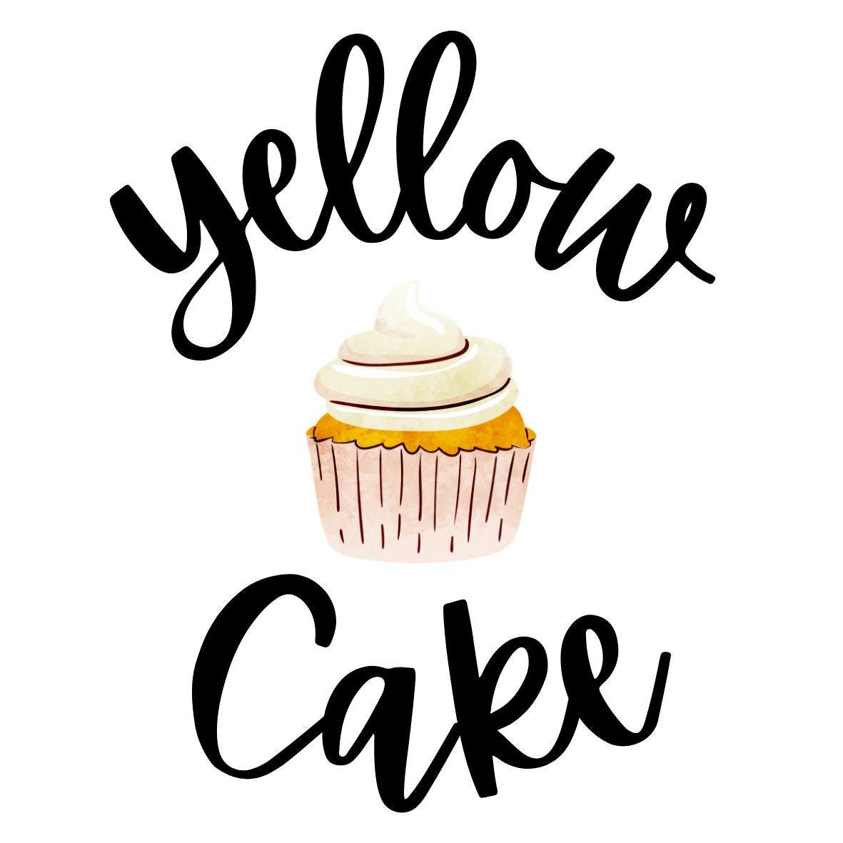 Printable Cake Flavor Stickers Set of 10 Flavors Bakery Business Labels ...