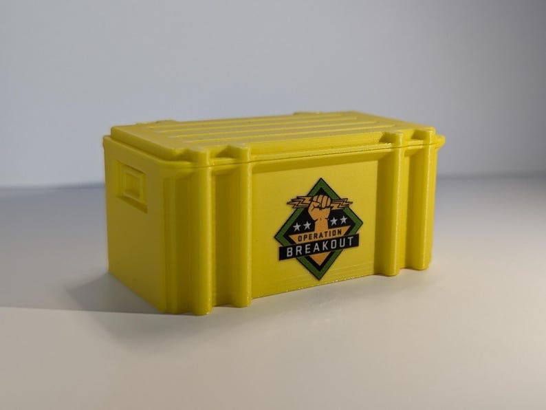 CS2 / CS:GO Loot Crate With Hinged Lid | 3D Printed Gaming Box – Gamer ...