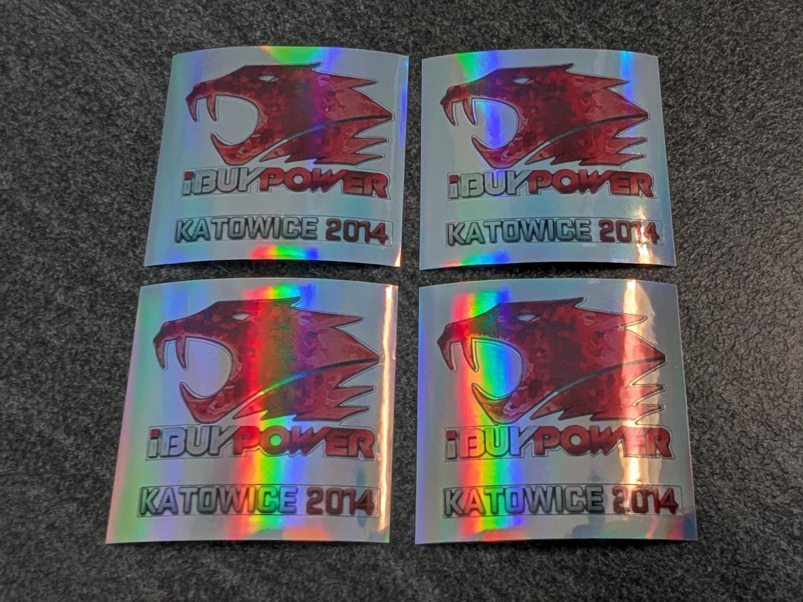 CS2 / CS:GO Katowice 2014 Holo Sticker Set | 5 Legendary Gaming ...
