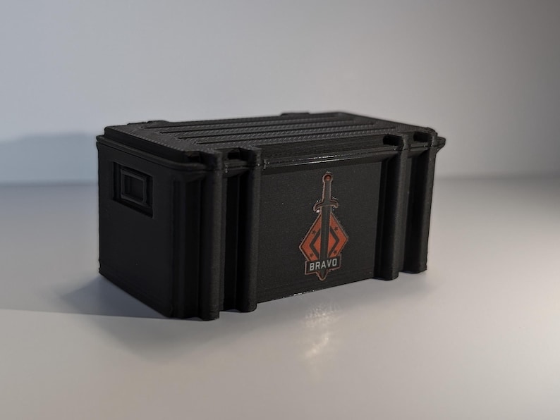 CS2 / CS:GO Loot Crate With Hinged Lid | 3D Printed Gaming Box – Gamer ...