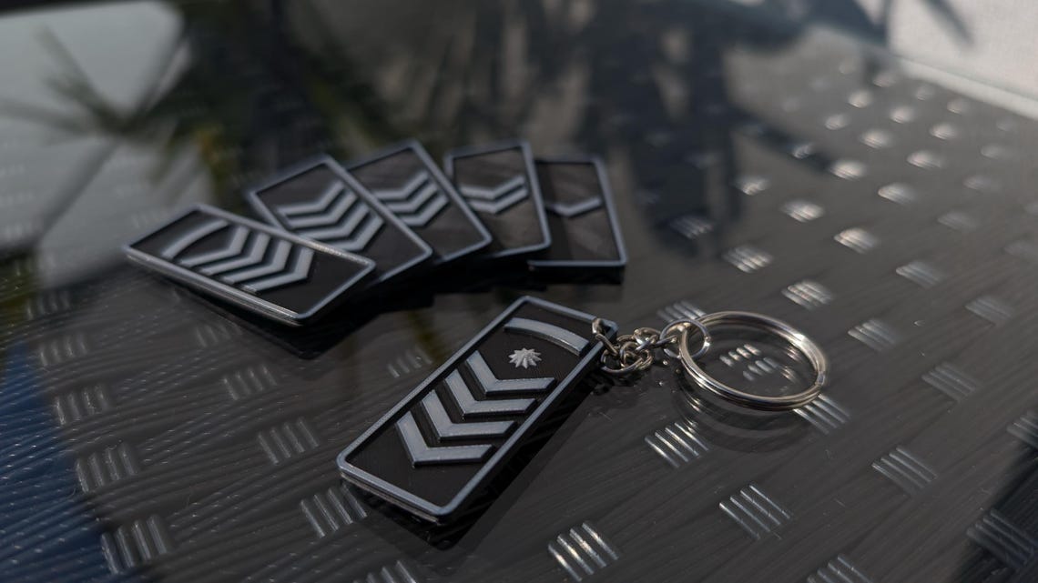 CS2 / CS:GO Silver Rank Keychain | 3D Printed Rank Tag – Gamer & FPS ...