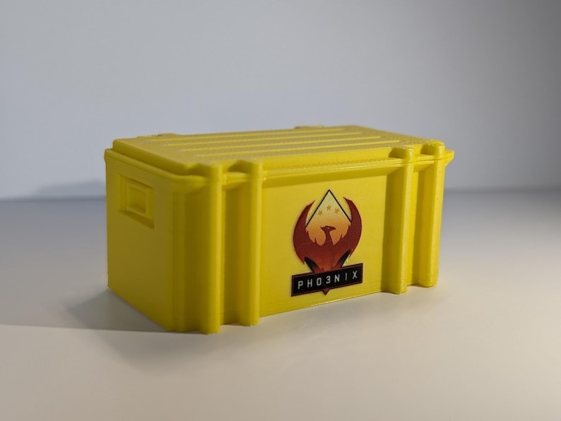 CS2 / CS:GO Loot Crate With Hinged Lid | 3D Printed Gaming Box – Gamer ...