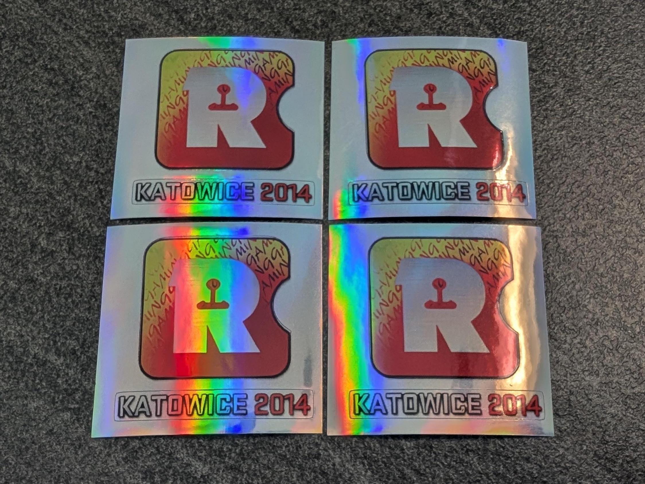 CS2 / CS:GO Katowice 2014 Holo Sticker Set | 5 Legendary Gaming ...