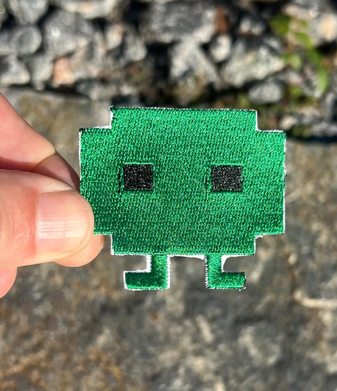 Space Invader Monster 1980's 80's Video Gamer Embroidered Patch Logo ...