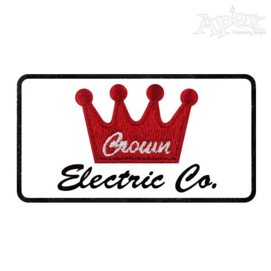 Crown Electric Company Elvis Presley Nashville Iron on Patch Embroidery ...
