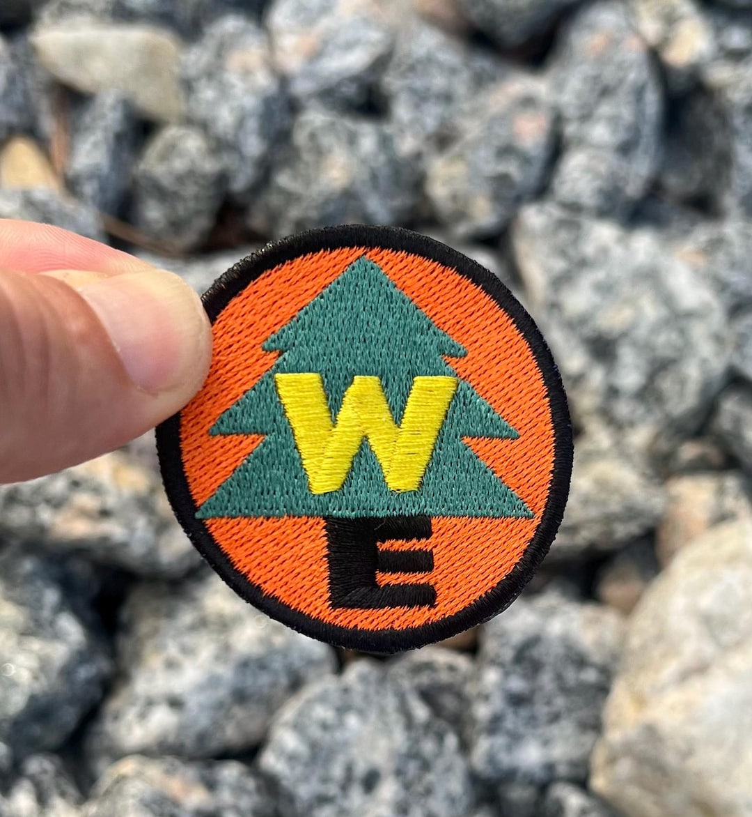 Wilderness Explorer Patch Scout Logo Pin Gift WE Idea Magnet Embroidery ...