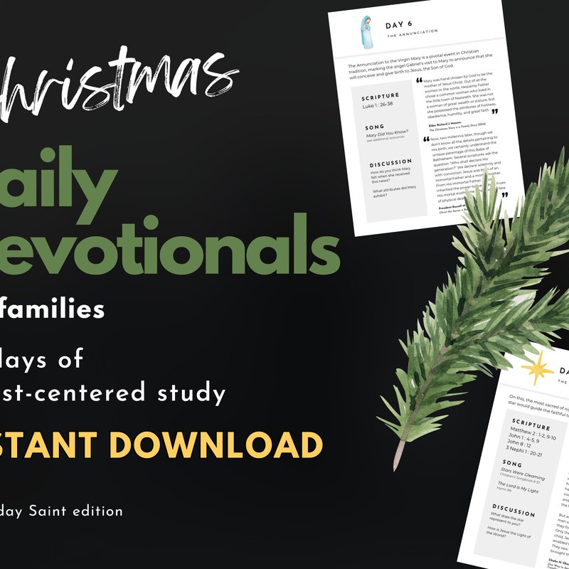 Devotional Christmas Cards - Etsy