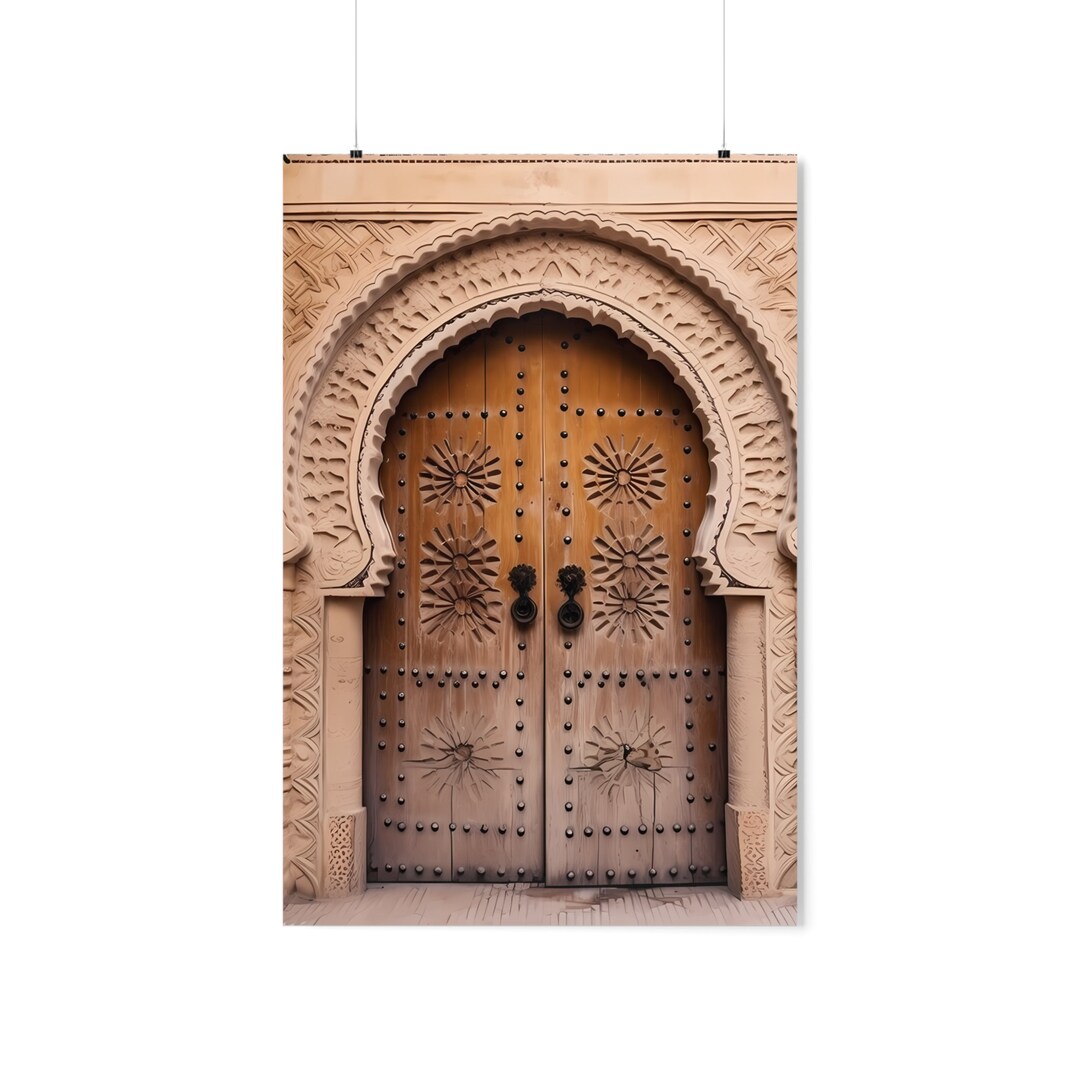 Moroccan Arch Door, Moroccan Architecture Wall Art - Etsy