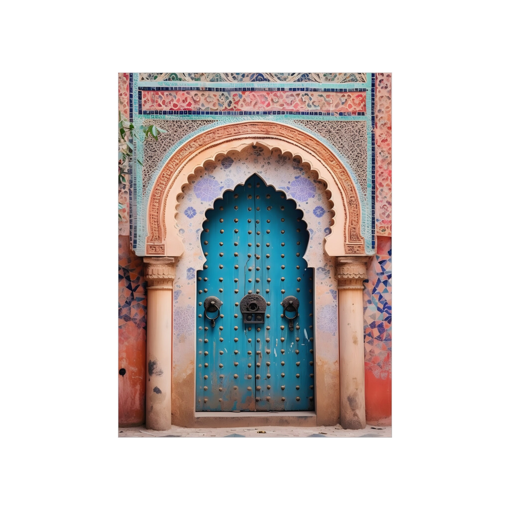Moroccan Arch Doors Wall Art, Moroccan Architecture - Etsy
