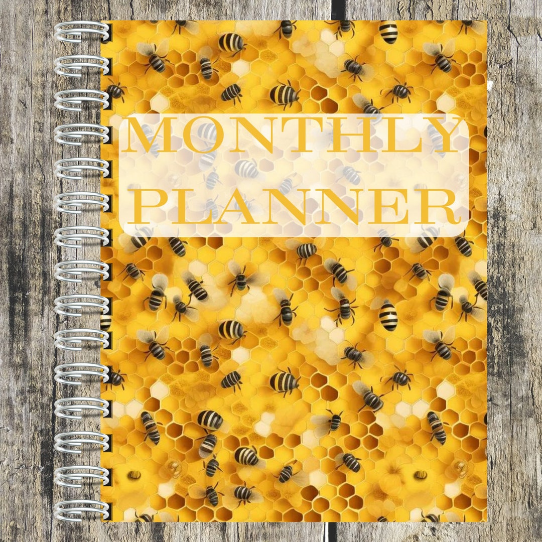 Monthly Planner Printable Planners With Cool Designs - Etsy