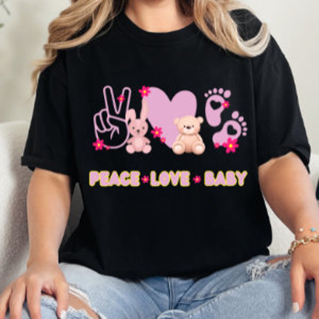 Peace, Love, Baby Png, Digital Download, Baby Png - Etsy