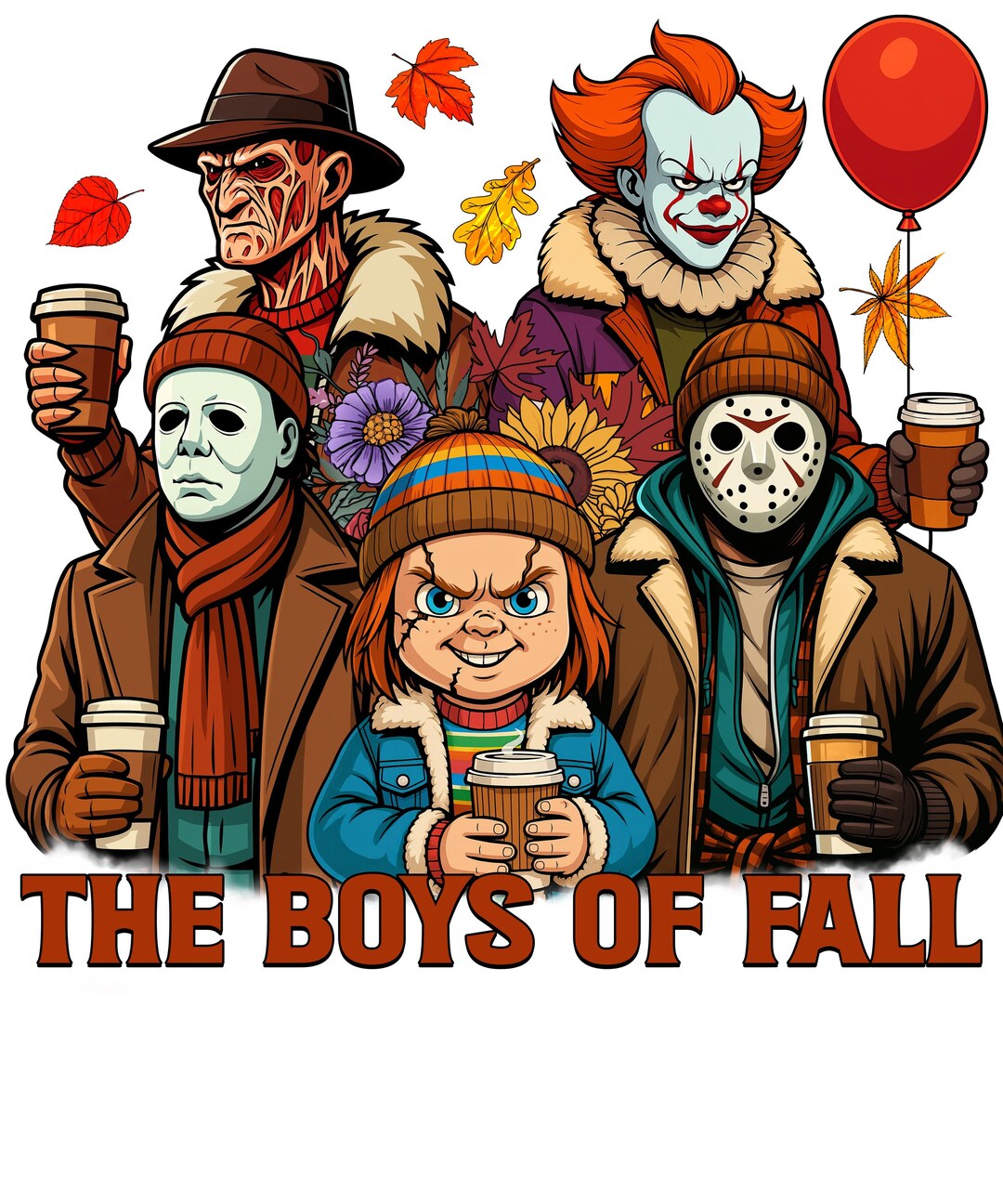 The Boys of Fall, Horror, Halloween, Press-ready, Transfer Only, Mto - Etsy