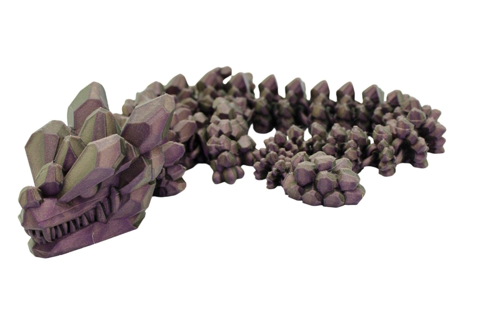 Rocky Dragon Fidget Toy With Articulated Teeth - Etsy