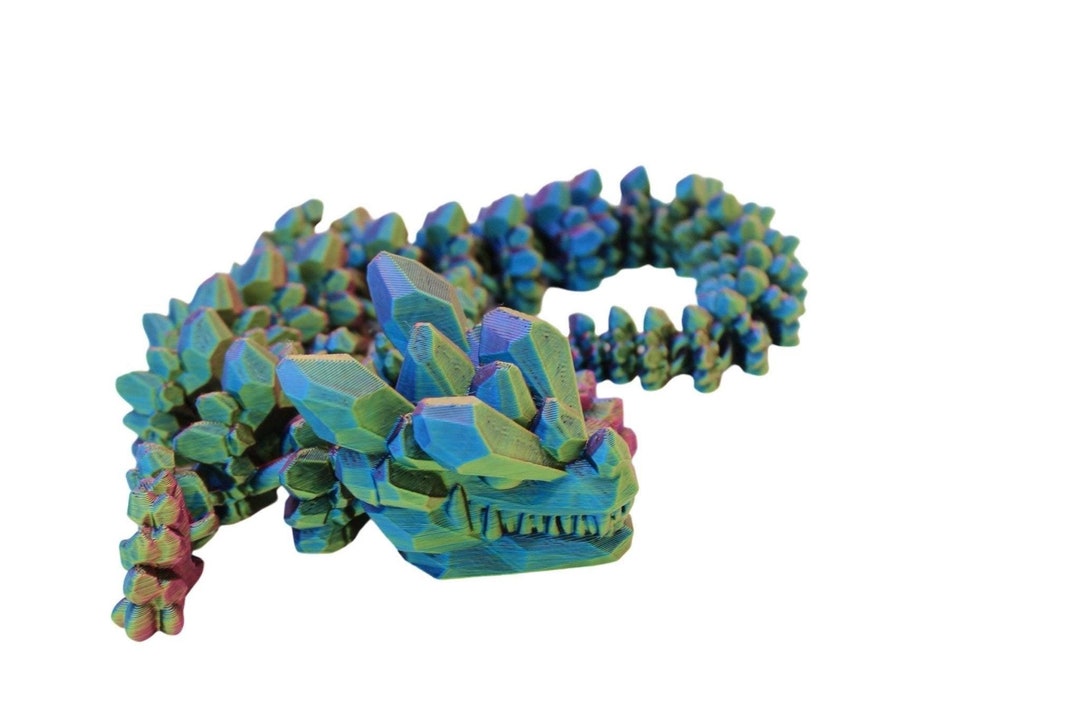 Rocky Dragon Fidget Toy With Articulated Teeth - Etsy