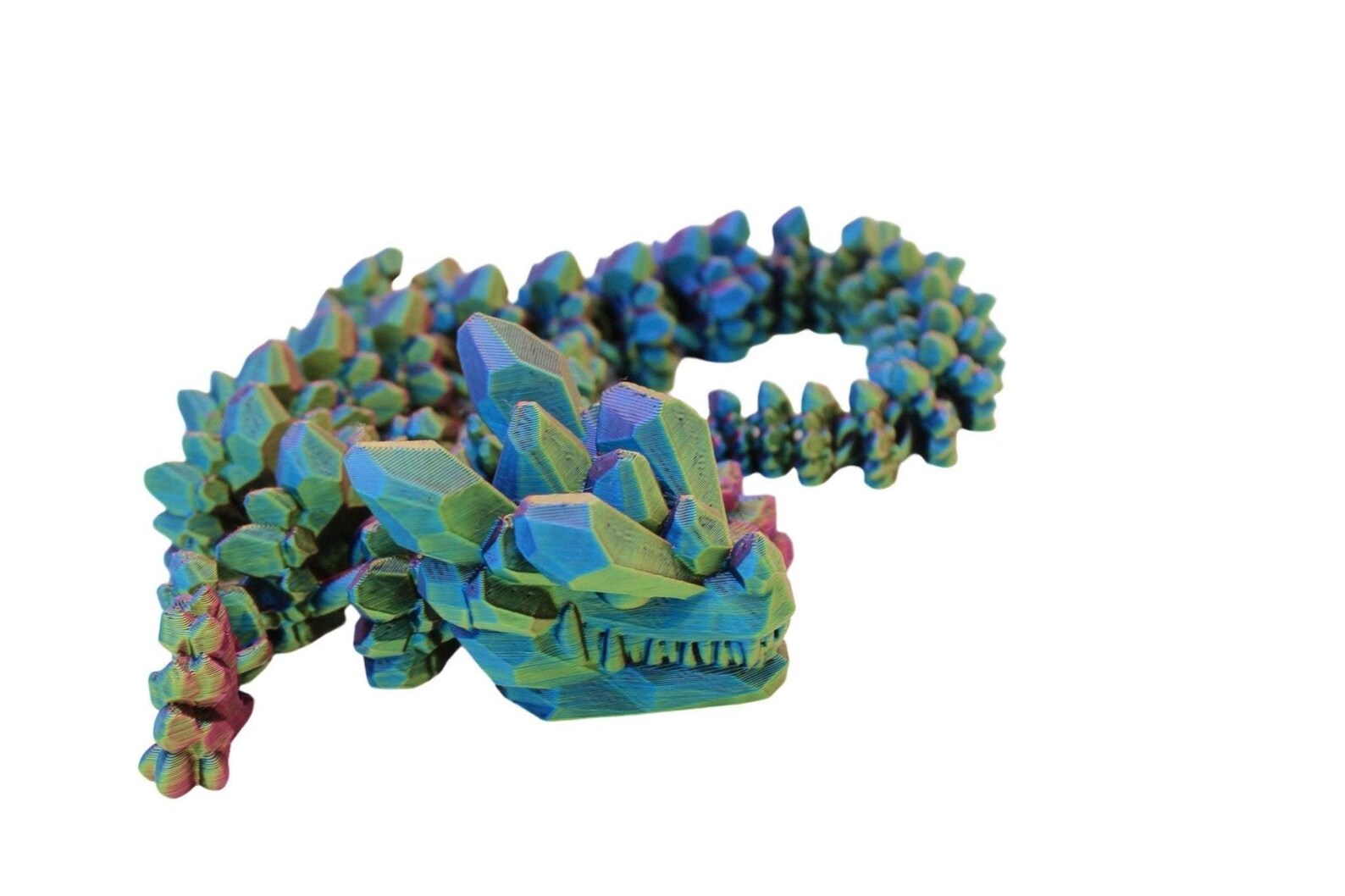 Rocky Dragon Fidget Toy With Articulated Teeth - Etsy