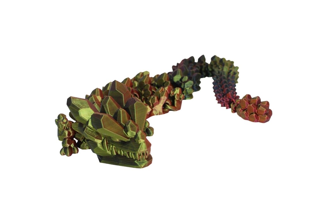 Rocky Dragon Fidget Toy With Articulated Teeth - Etsy