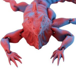 Articulated Iguana Fidget Toy, Stress Relief Toy, Desk Decoration ...